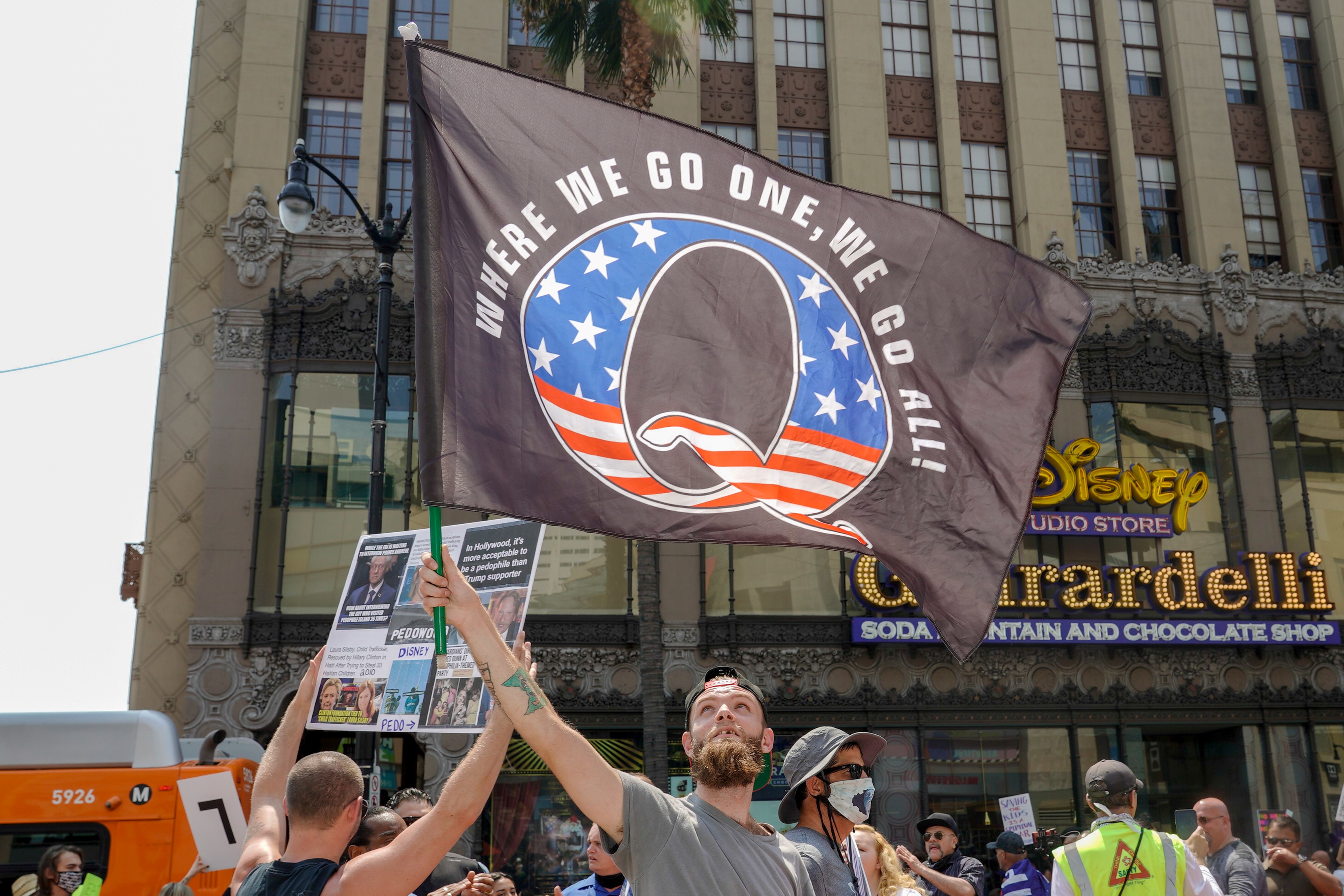 QAnon sows panic with false child trafficking claims, experts warn ...