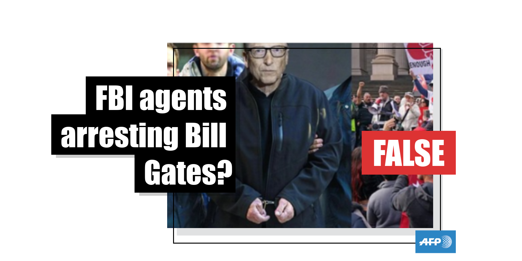 Image of Bill Gates in cuffs is doctored photo of a 2014 mobster arrest ...