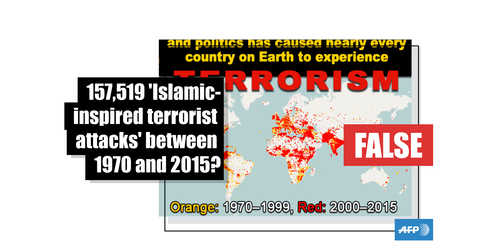 No, that is the approximate total number of terror attacks recorded ...