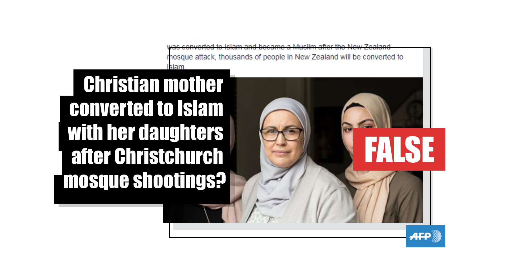No, this is not a photo of a Christian mother who converted to Islam ...