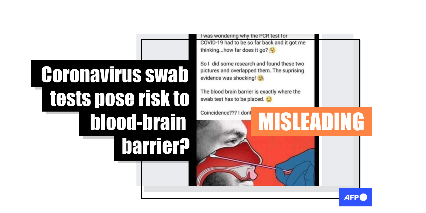 Health experts say COVID-19 swab tests are safe and do not damage the ...