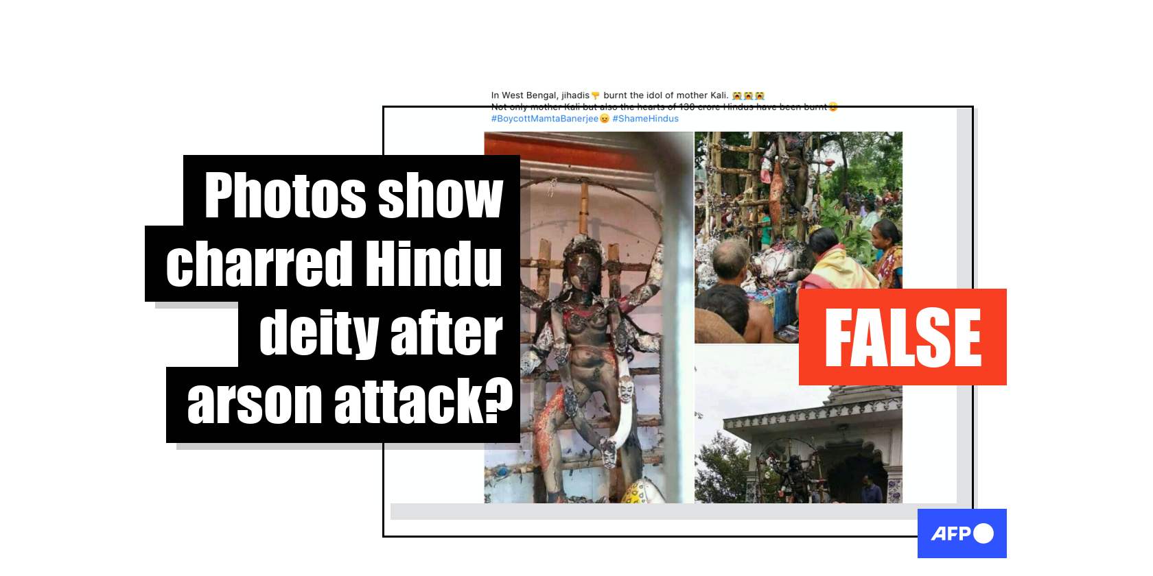 These photos show the aftermath of an accidental fire at a Hindu temple ...