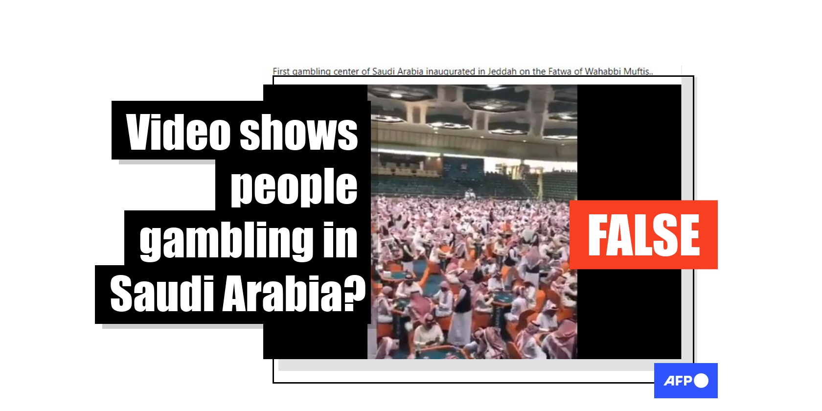 This video shows a card game tournament in Saudi Arabia | Fact Check