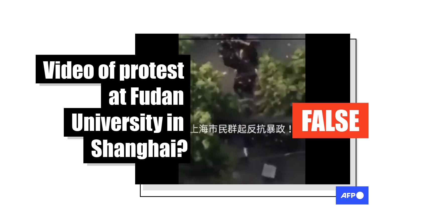 This video shows a 2014 protest, not an anti-lockdown rally at a ...