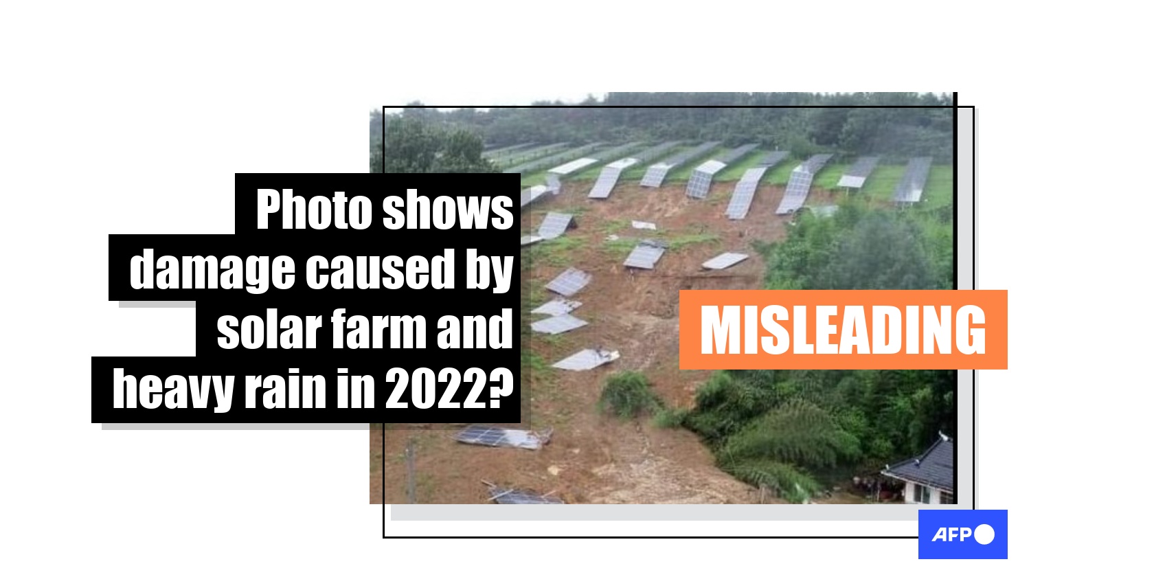 This photo of a landslide at South Korean solar farm has circulated ...