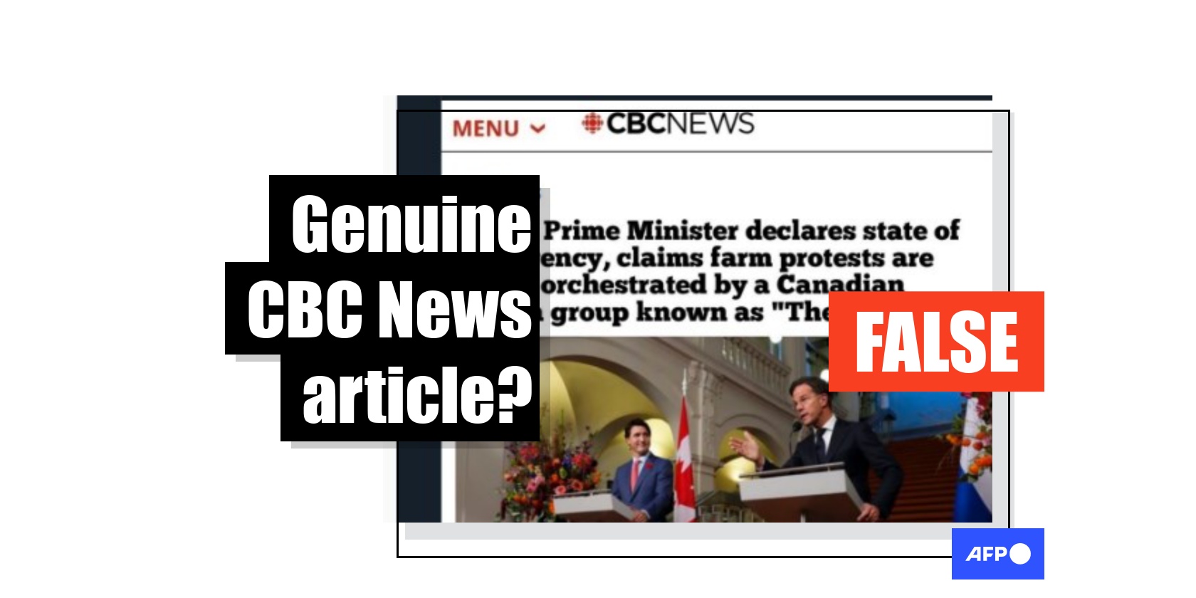 Image does not show CBC story on Dutch farmer's protests | Fact Check