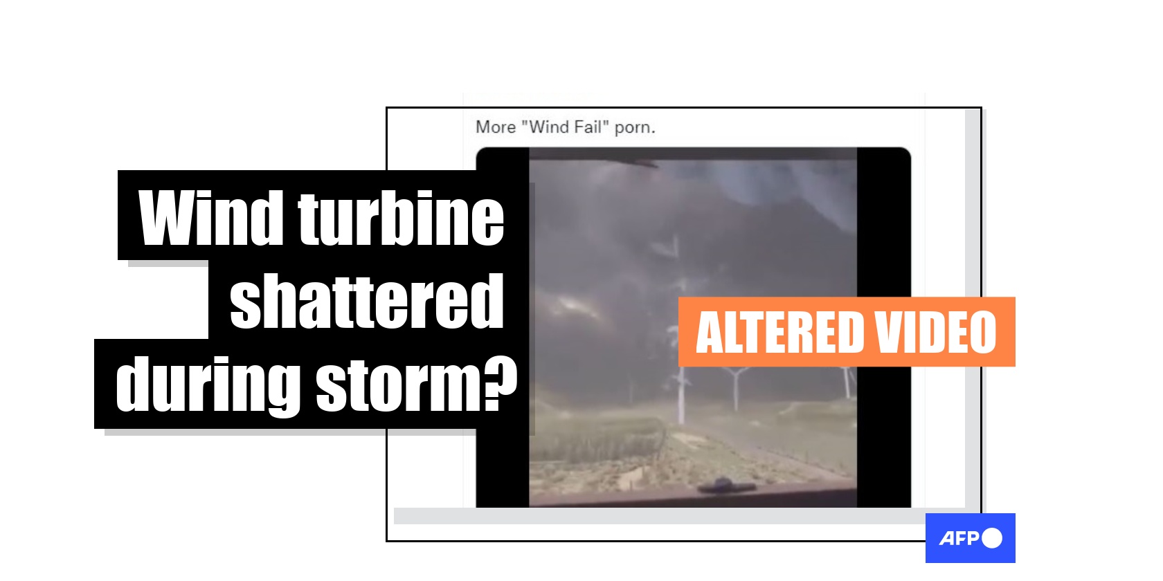 Video of exploding wind turbine is a digital creation | Fact Check