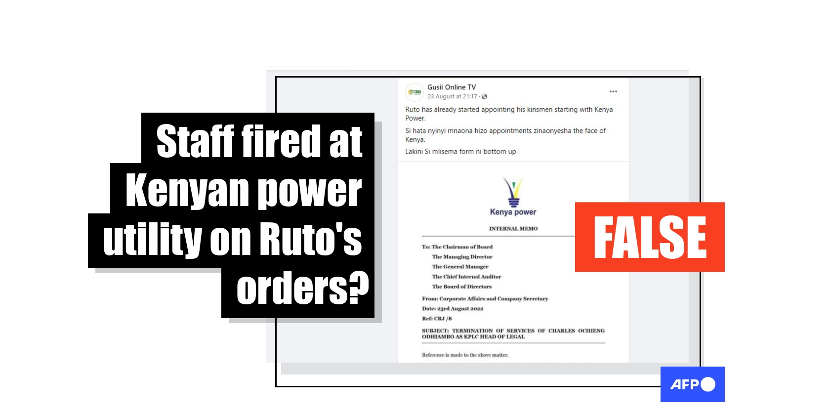 Hoax document shared as internal memo does not show staff fired from ...