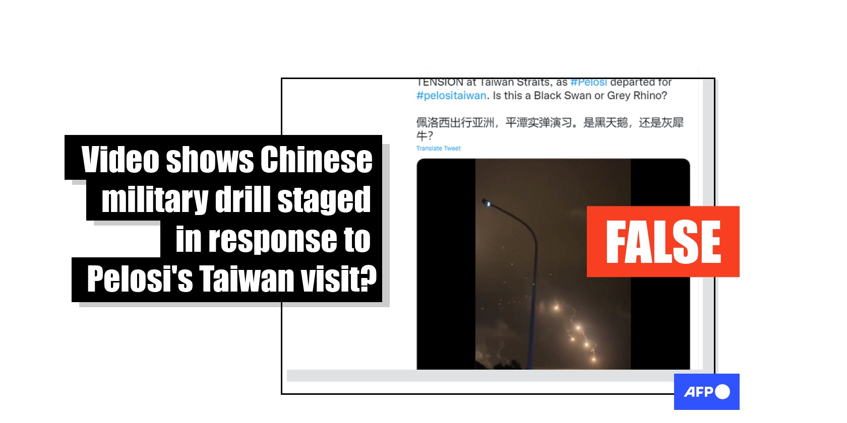 False posts share old clip of Taiwan military drill as 'exercise in ...