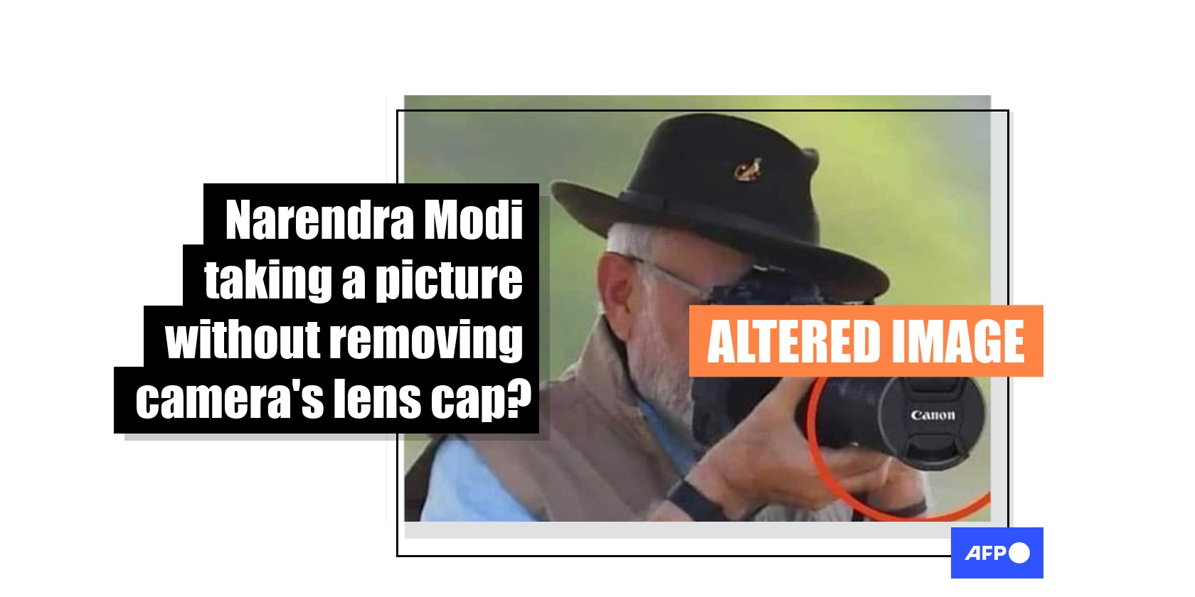 Picture of Indian Prime Minister Narendra Modi using camera was ...