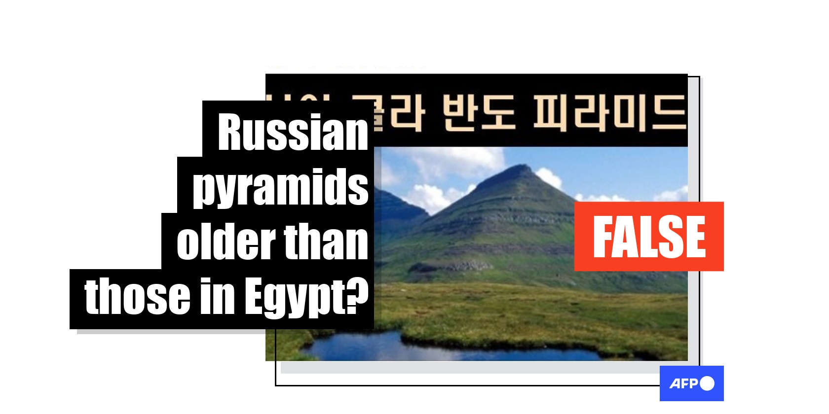 Photo shows naturally-formed Faroe Islands mountains, not 'Russian ...