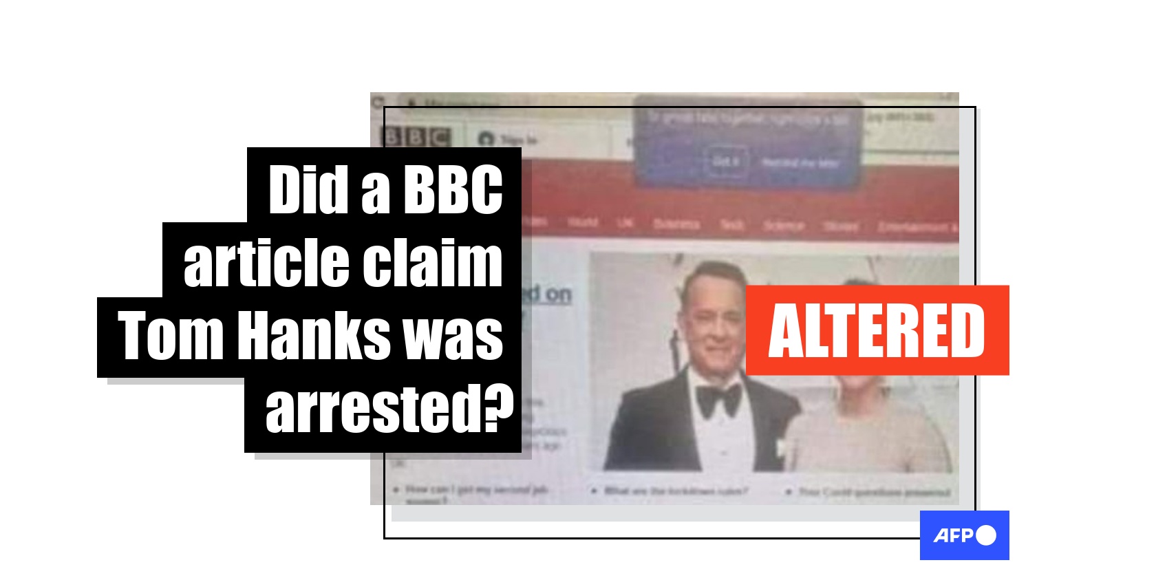 Posts resurface fake BBC article targeting Tom Hanks | Fact Check