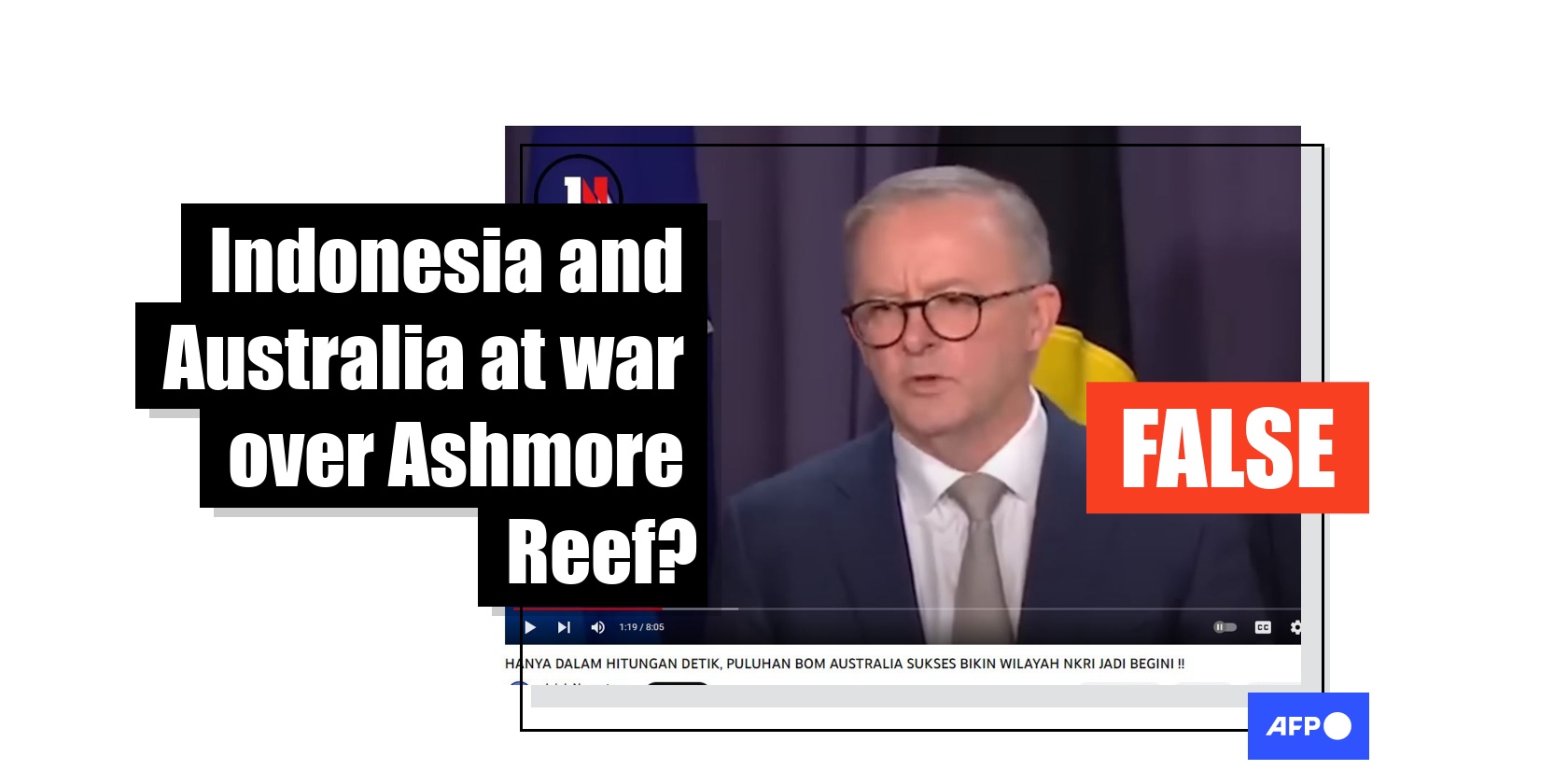 False posts claim Indonesia and Australia are at war over Ashmore Reef ...