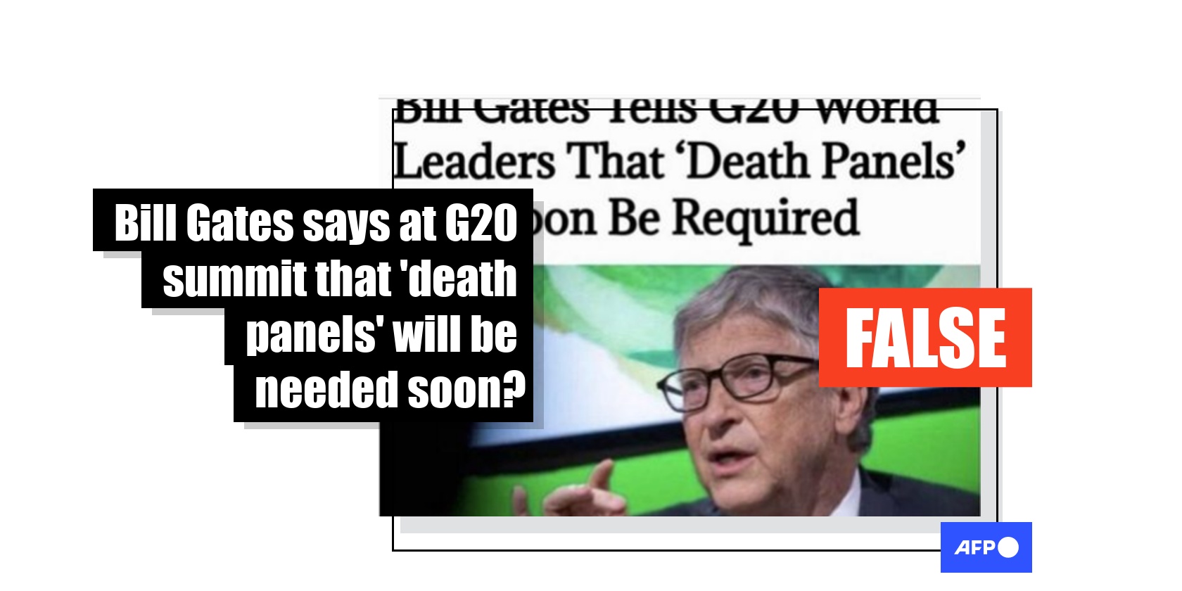 Bill Gates did not call for 'death panels' for the sick at G20 summit ...