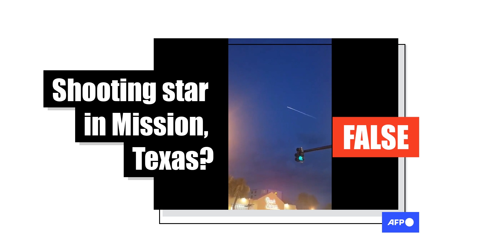 Video does not show meteor over Texas | Fact Check