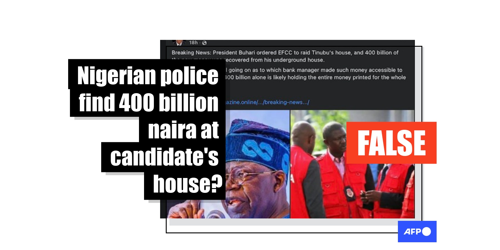 Posts falsely claim Nigerian agents seized illicit cash pile at presidential candidate’s home ...