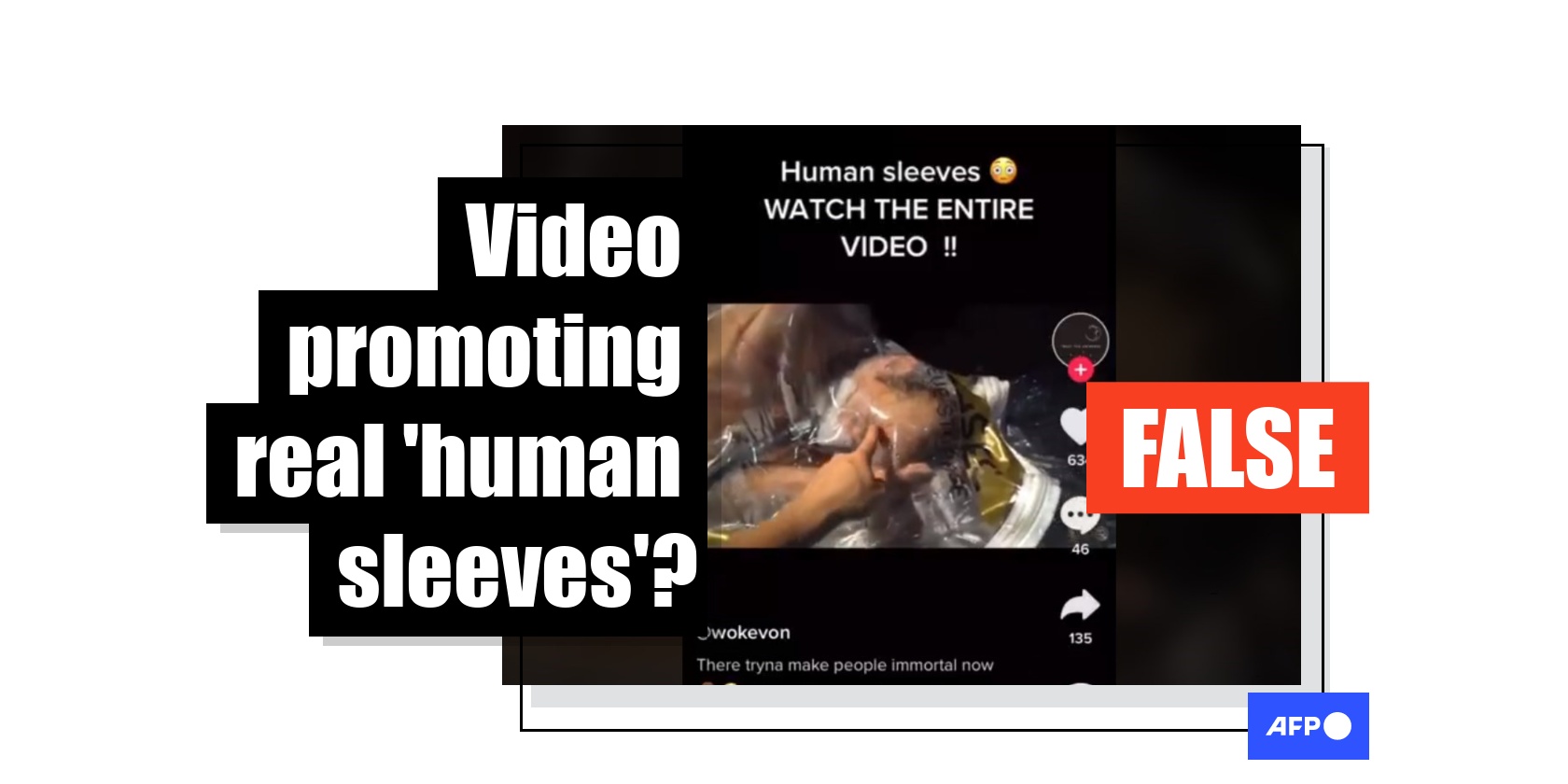 Video does not show real ‘human sleeves’ – it’s an old ad for a Netflix ...