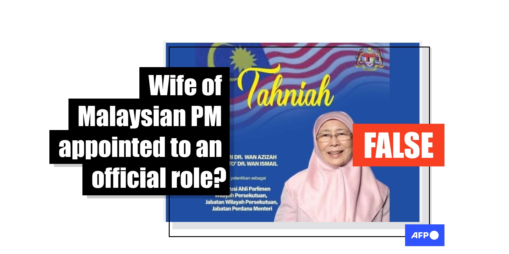 Facebook posts falsely accuse Malaysia PM of appointing wife to fictitious job | Fact Check