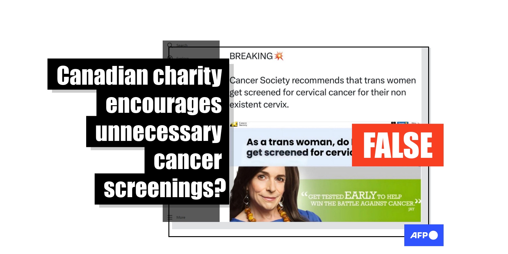 Posts distort recommendations for trans women's cancer screenings ...