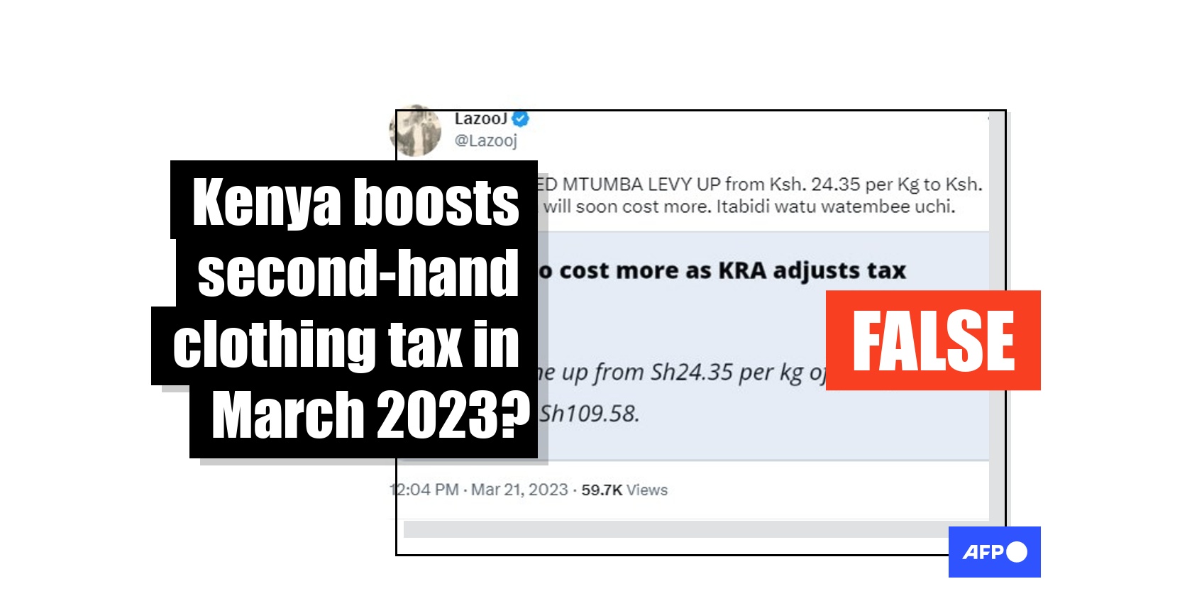 Posts falsely claim Kenya has hiked customs duties on second-hand ...