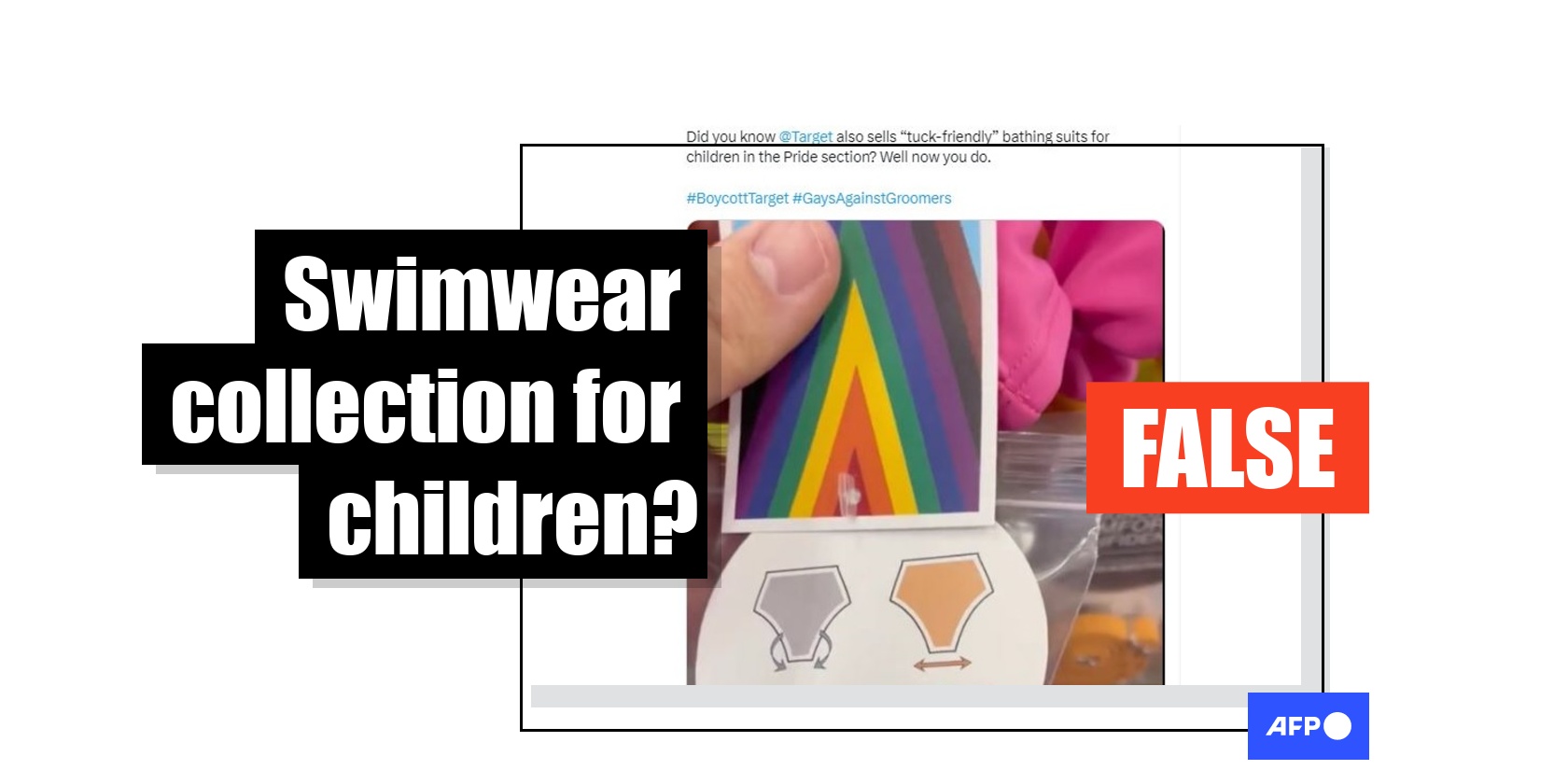 Target's 'tuck-friendly' swimsuits only sold in adult sizes | Fact Check