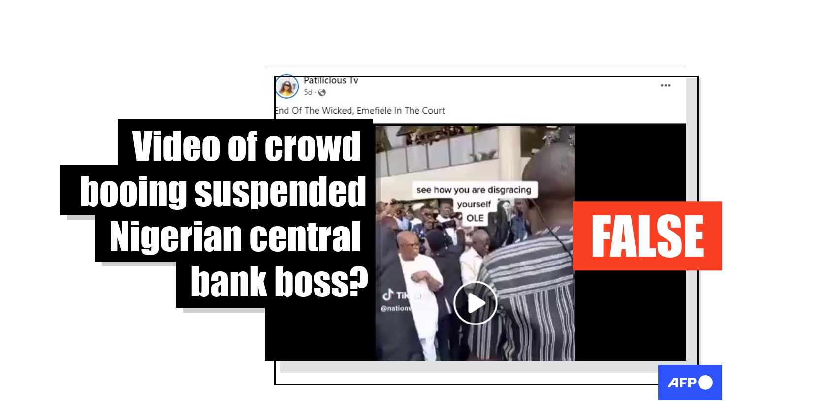 Man booed outside Nigerian court is opposition politician, not ...