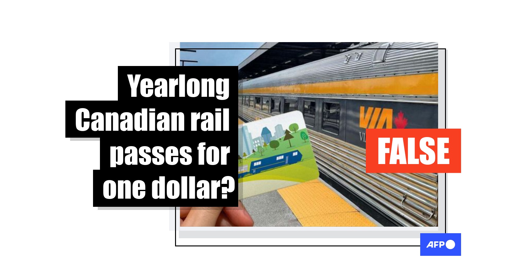VIA Rail pass offer is a scam | Fact Check