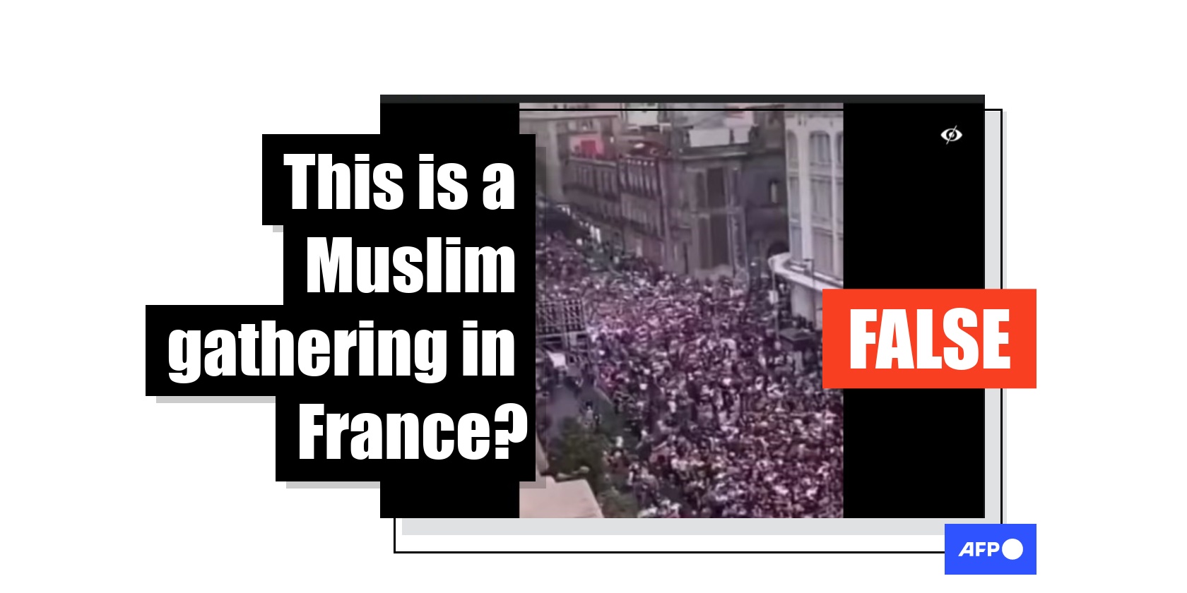 Video of a chanting crowd is from a Mexico music concert, not a protest ...