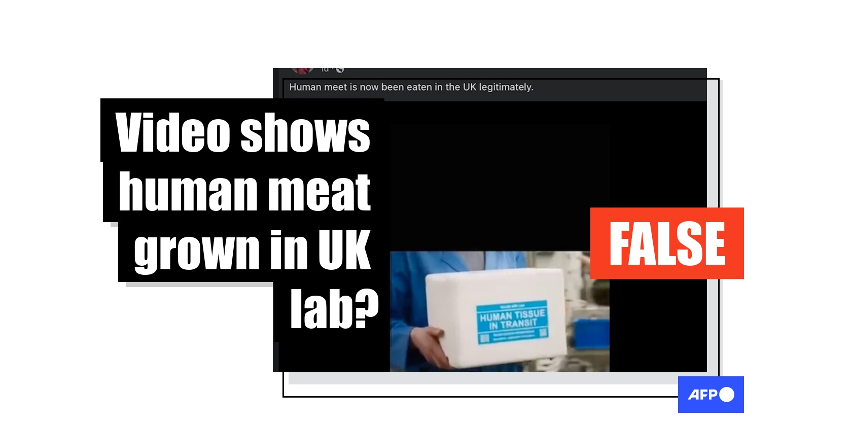 Post falsely claims satirical UK show endorses consumption of lab-grown ...