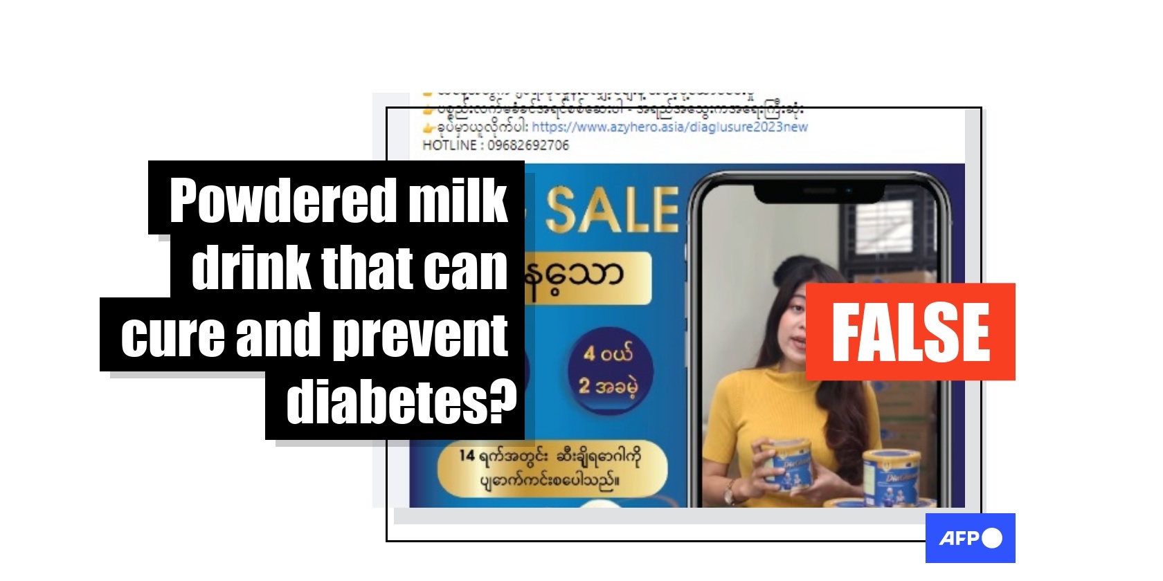 Advert falsely promotes milk powder drink as diabetes treatment in ...