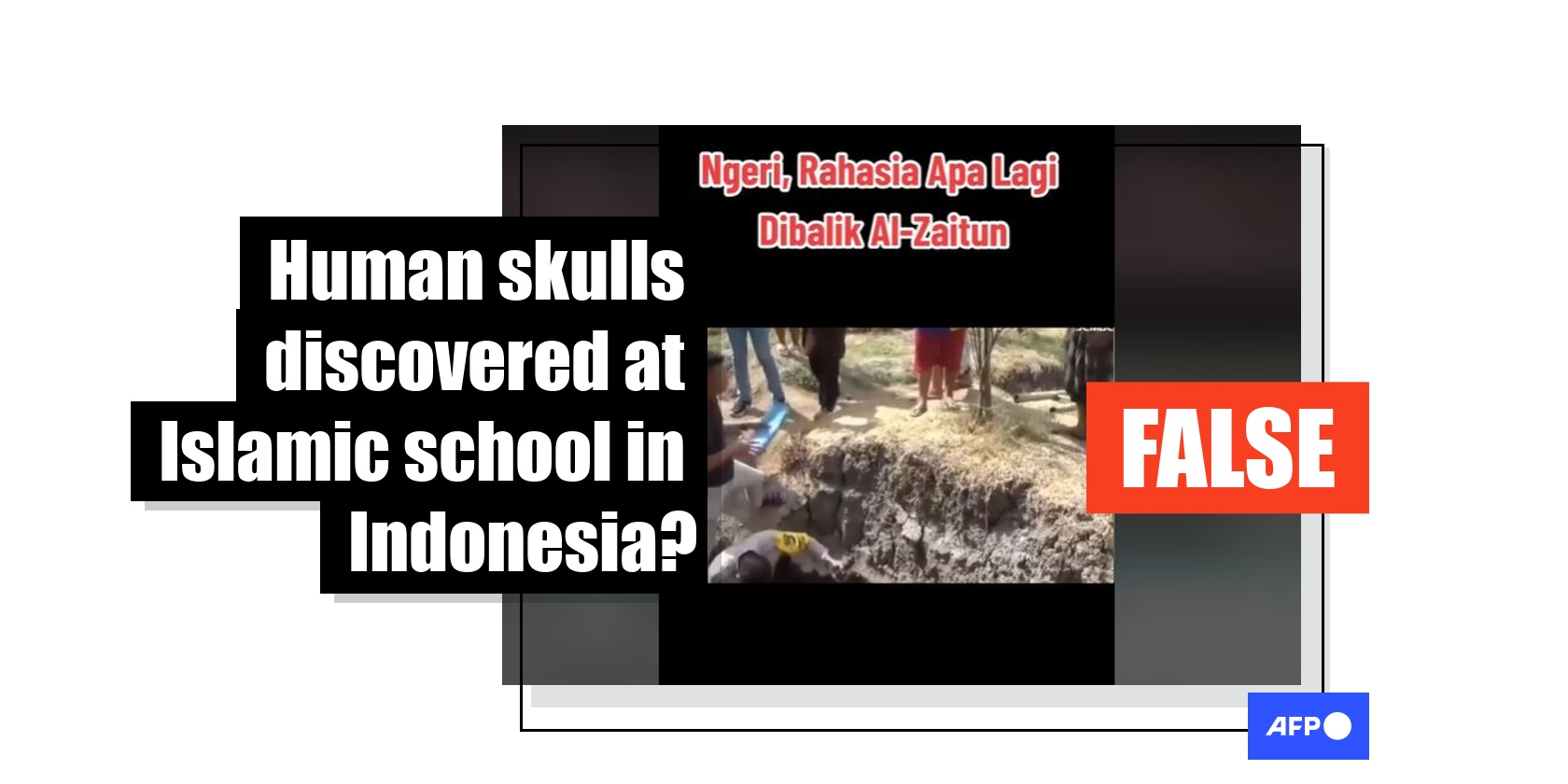 Unrelated clips and photos used to falsely claim 'human skulls found at ... Unrelated clips and photos used to falsely claim 'human skulls found at ...