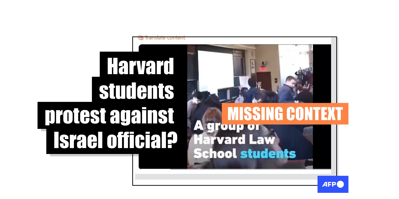 Harvard students snubbed Israeli diplomat speech in 2019, not 2023 ...