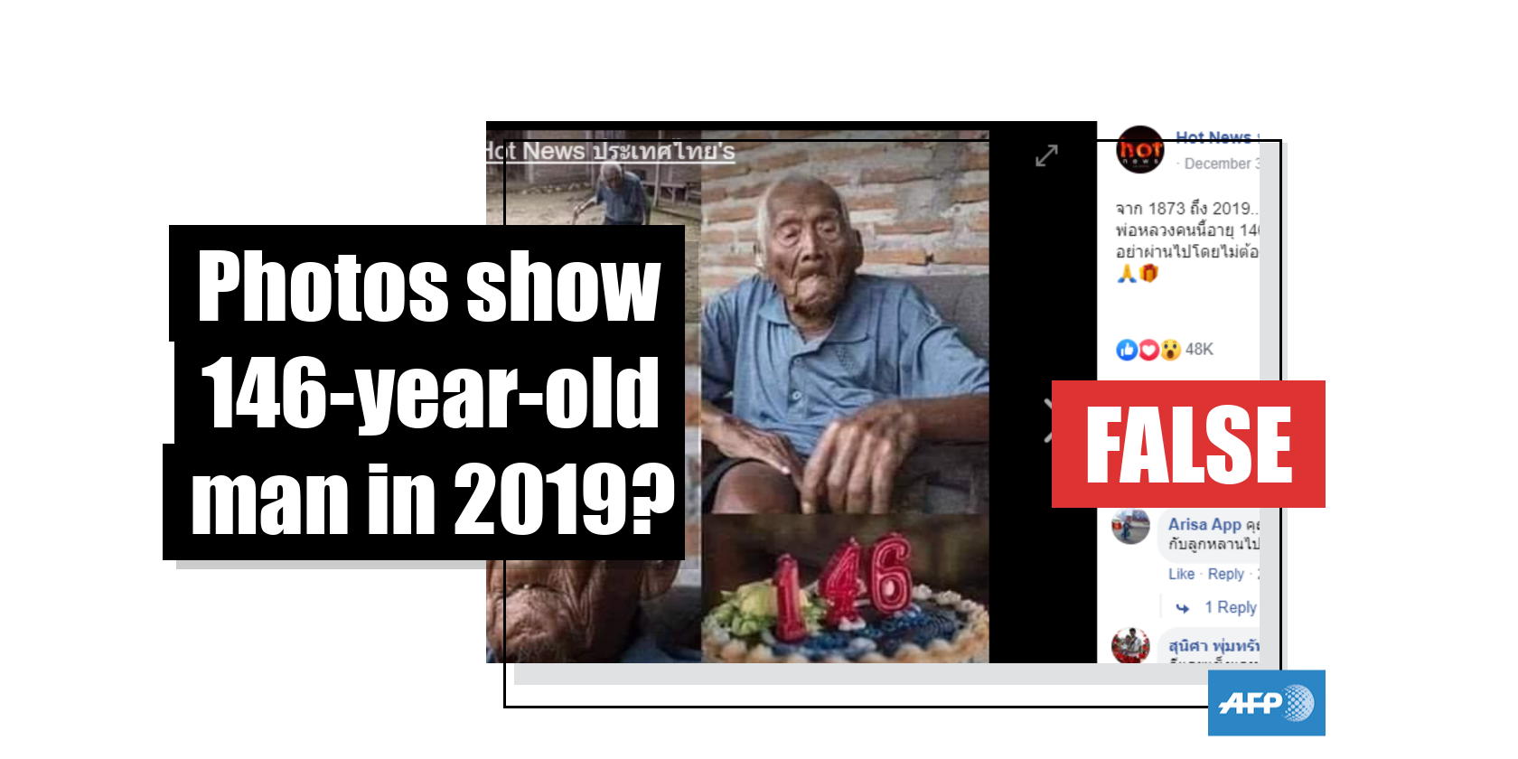 This photo shows an Indonesian man who claimed he was 146 years old in ...