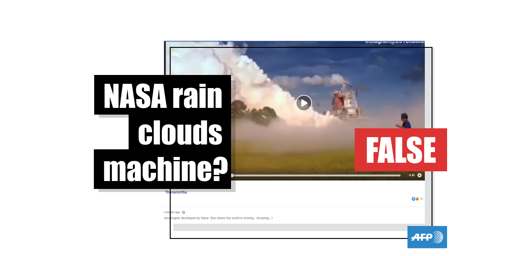 This video actually shows a test of NASA’s Space Shuttle Rocket Booster ...