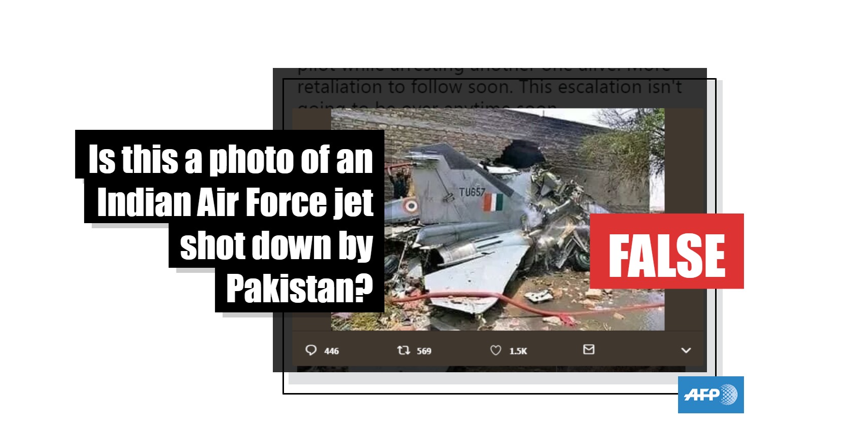 No, these two photos do not show Indian Air Force jets shot down by ...