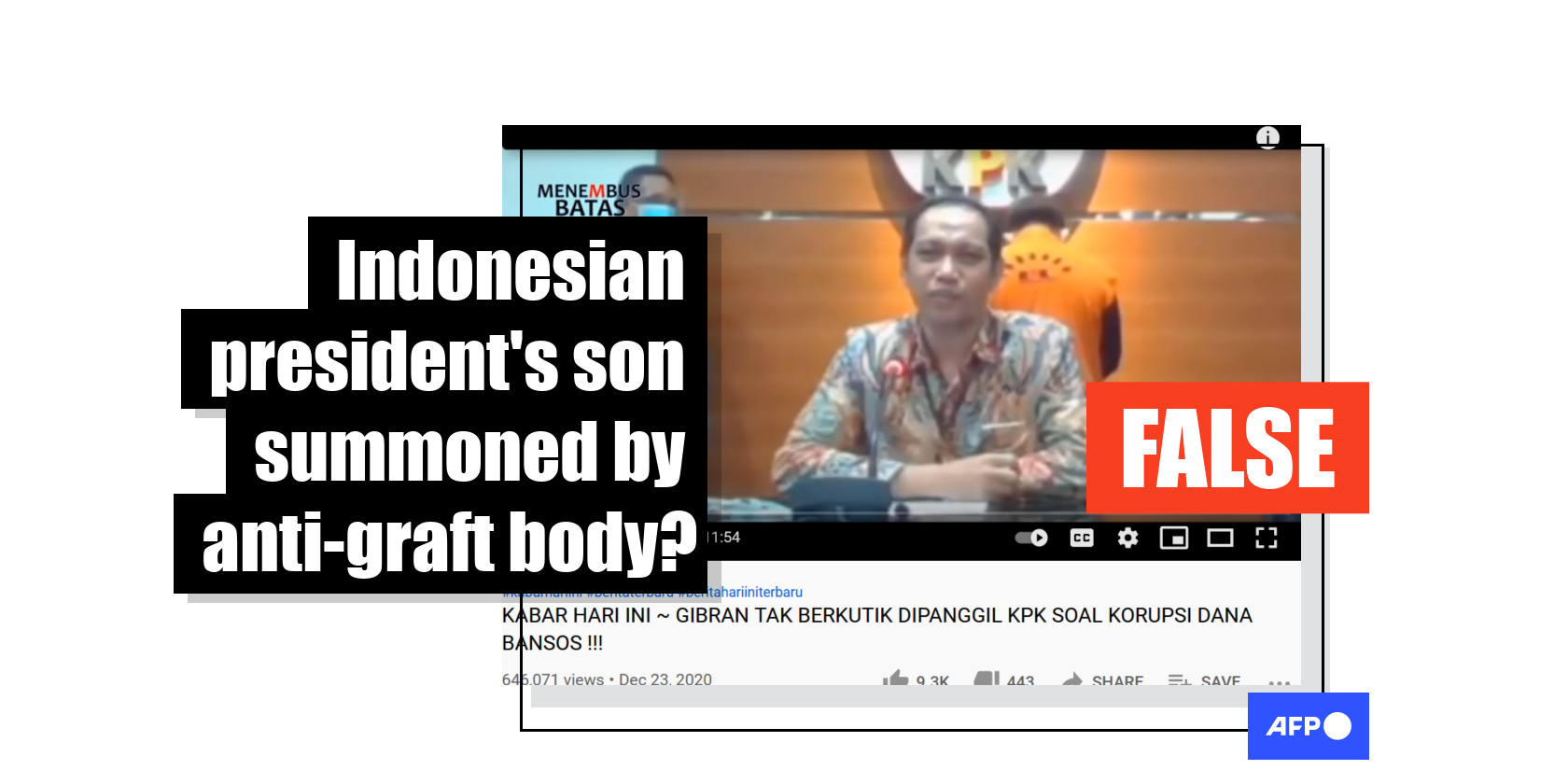 This Video Makes No Mention Of Indonesia S Anti Corruption Agency