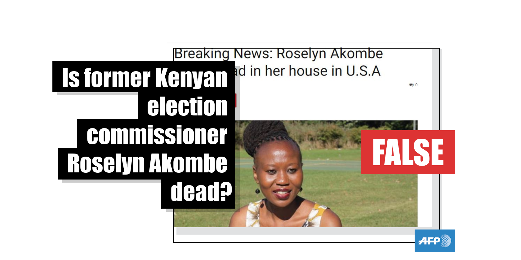 No, former Kenyan election commissioner Roselyn Akombe is not dead ...