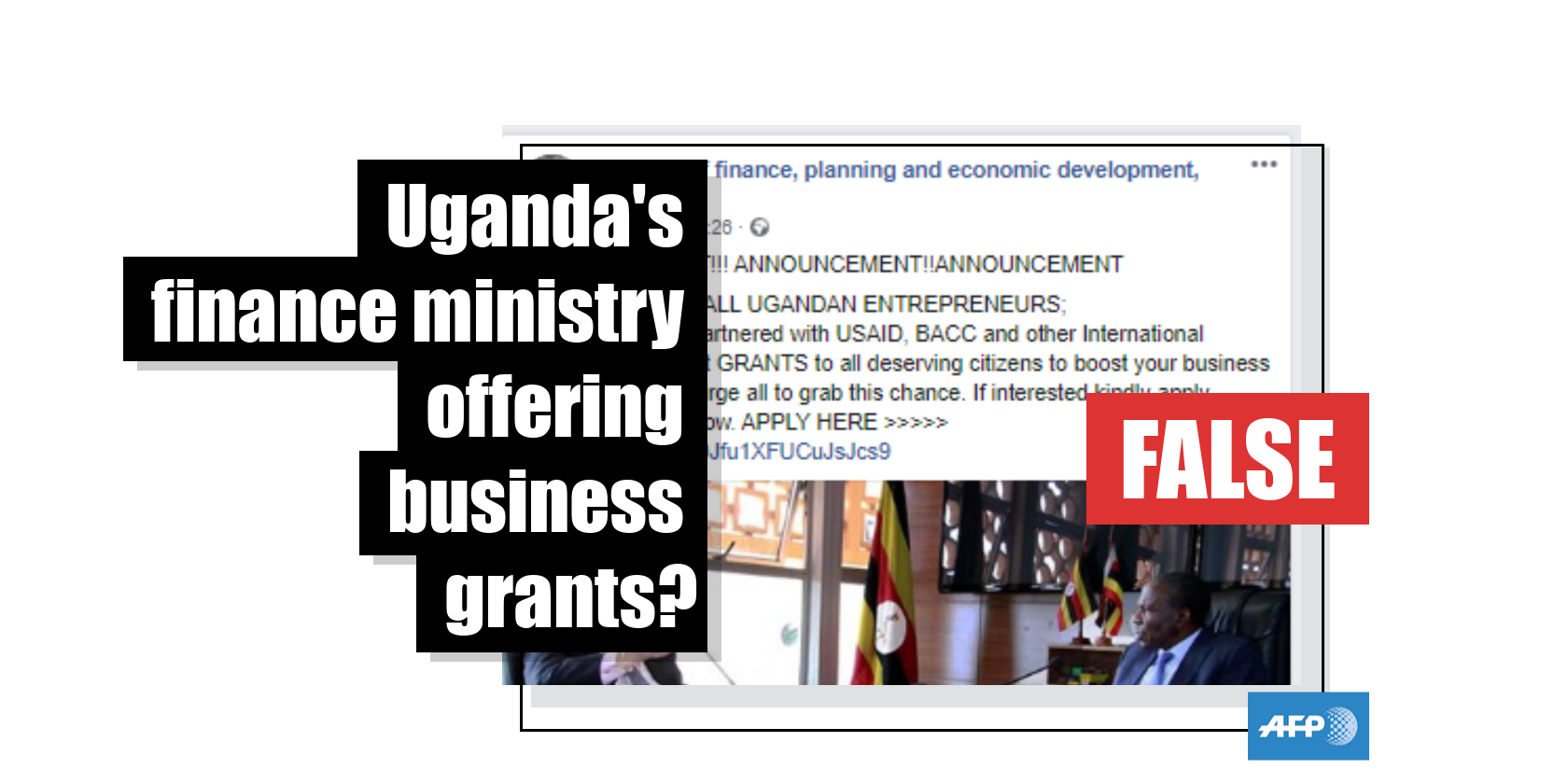 Business grant scam in Uganda resurfaces on Facebook | Fact Check