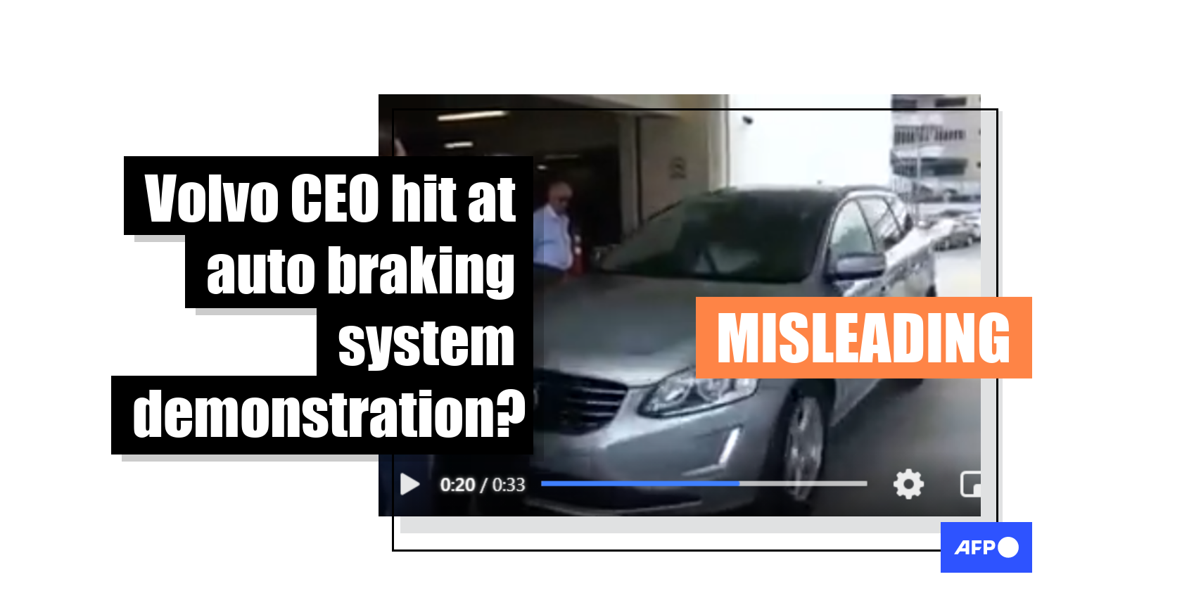 The men in this viral video are not Volvo bosses, the company said ...