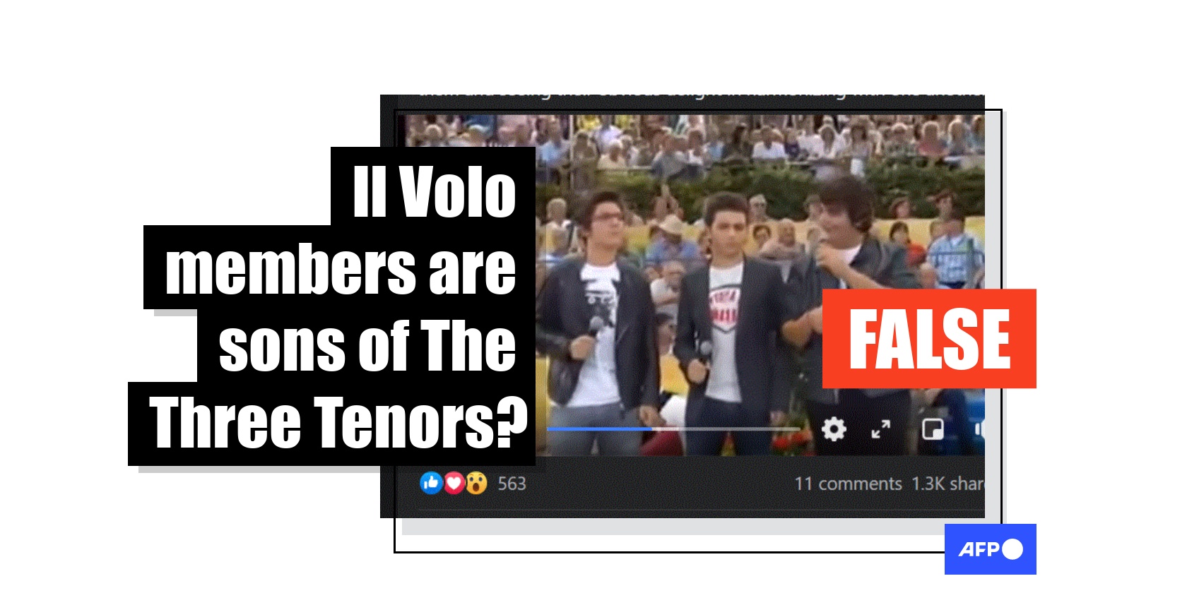 Singing trio from Italian music group are not the children of famed ...