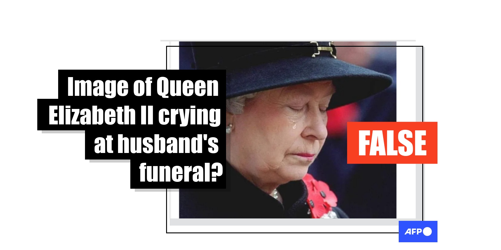 Photo of Queen Elizabeth II crying was taken in 2002, not at her ...