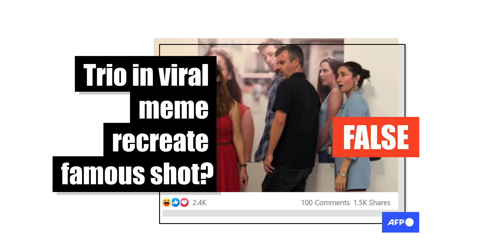 This photo does not show the models from the viral 'distracted ...