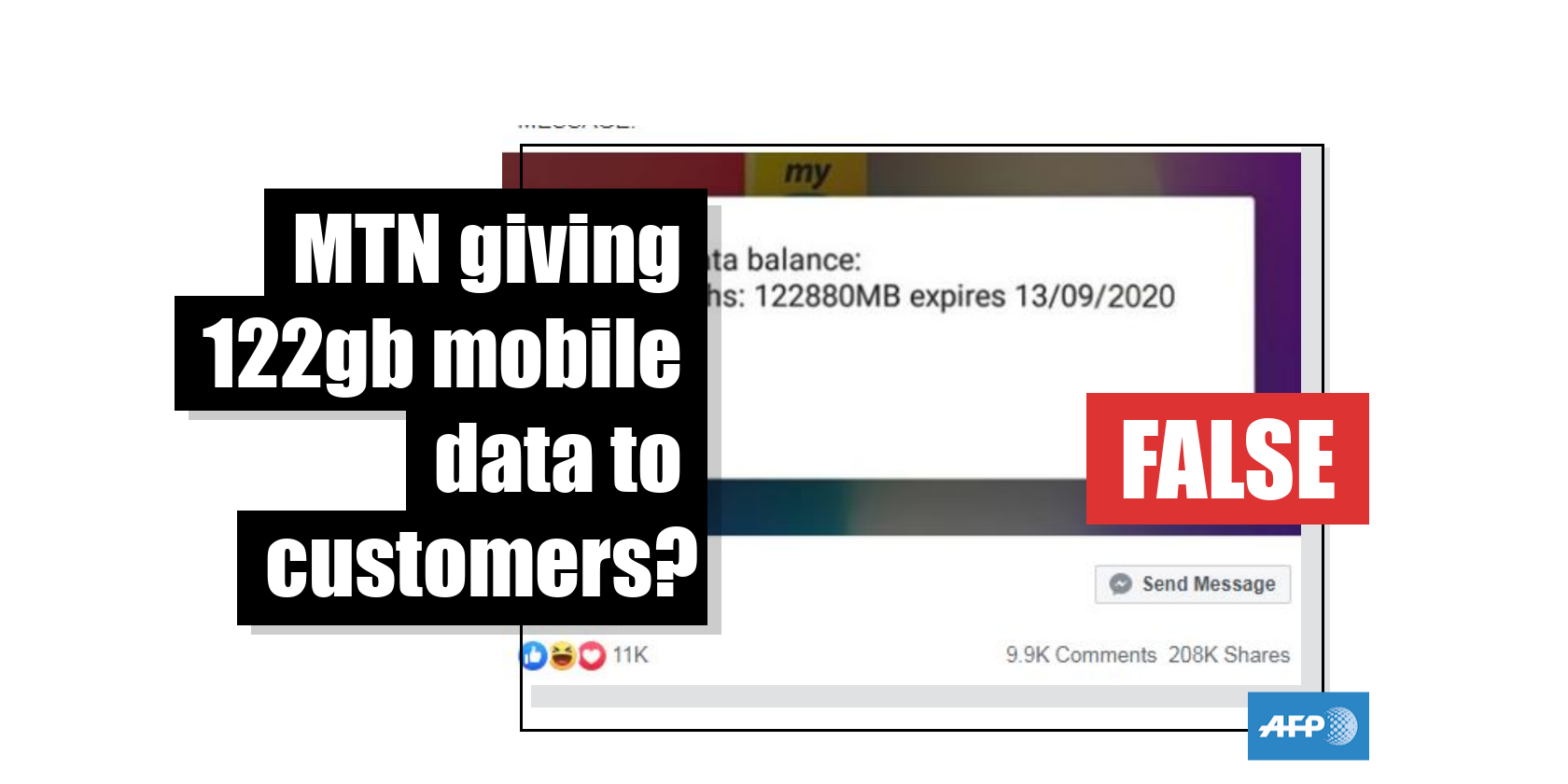 This is a scam to get your details -- MTN is not giving 122gb to ...