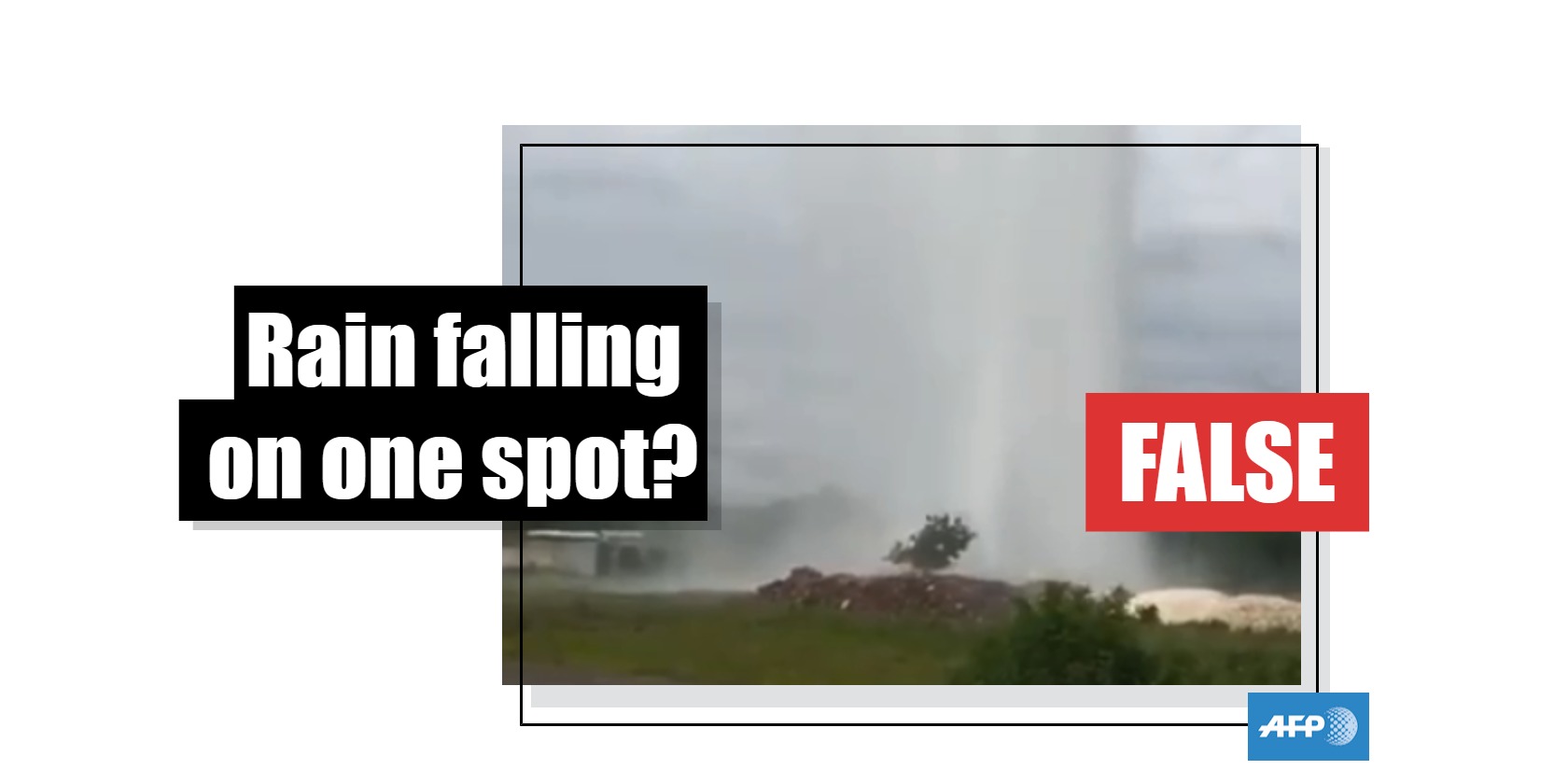 No, this viral video does not show rain falling on one spot | Fact Check