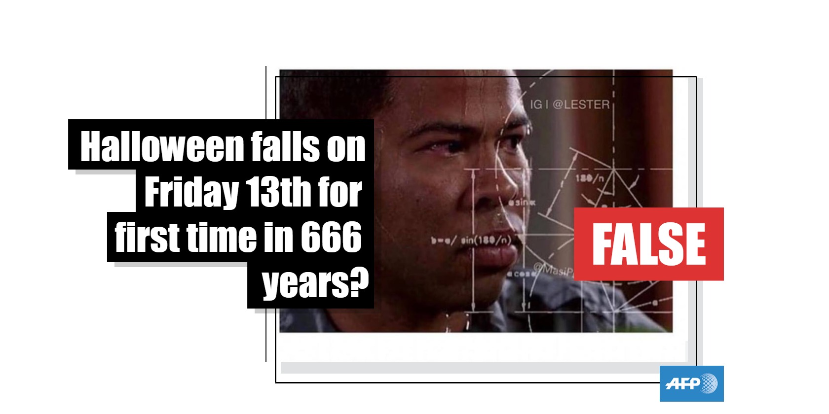 No, Halloween will not fall on Friday the 13th this year | Fact Check