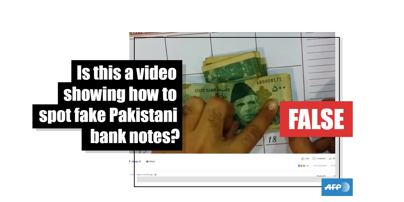 No, these Pakistani 500 rupee notes are not counterfeit | Fact Check