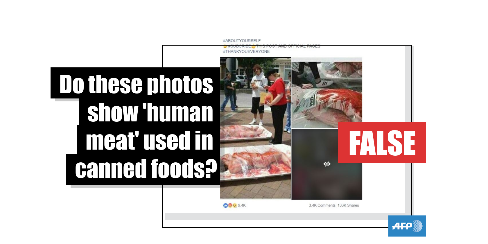 No, these photos do not show ‘human meat’ used in canned foods | Fact Check