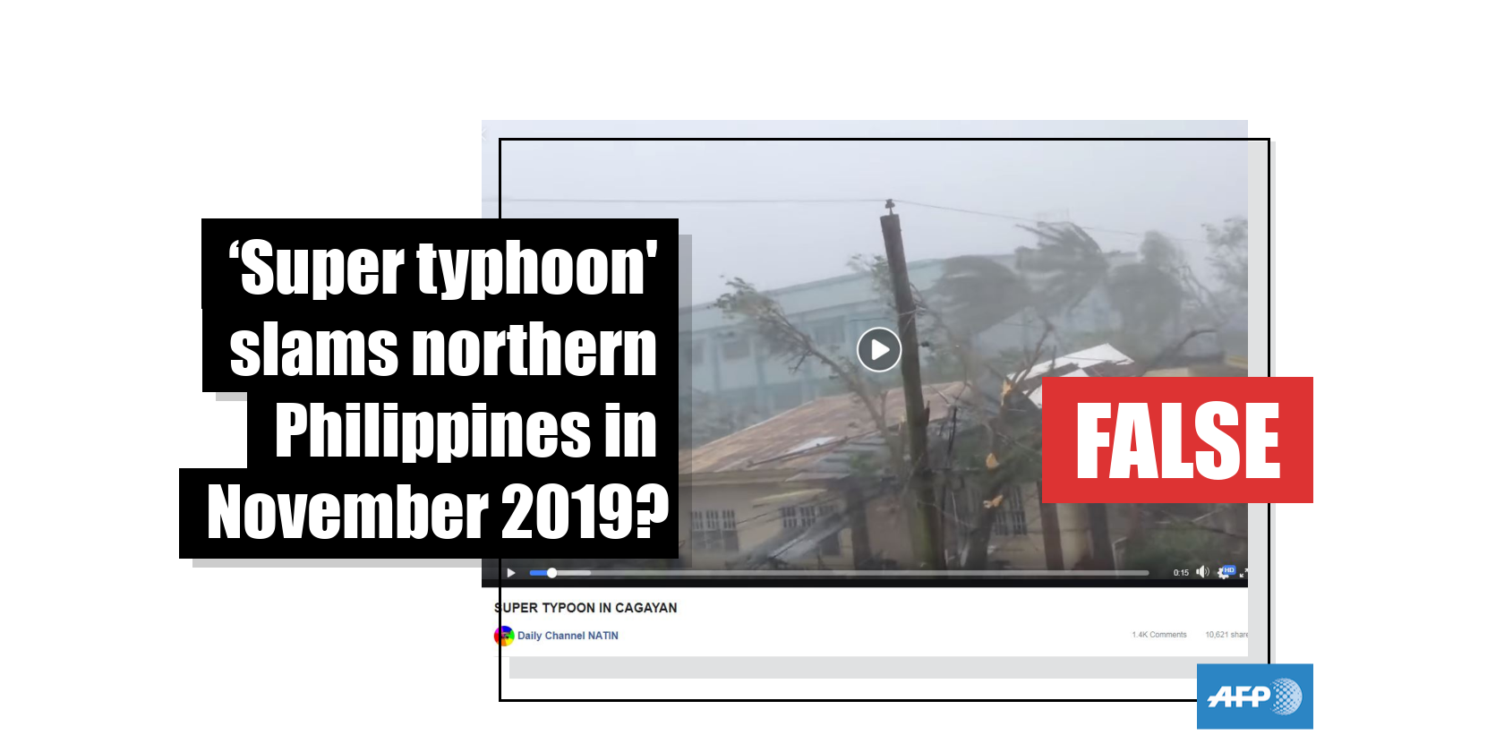 This video shows Typhoon Haiyan battering a city in central Philippines ...