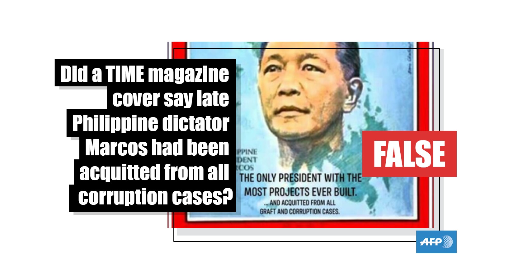 No, a TIME magazine cover did not say former Philippine president ...