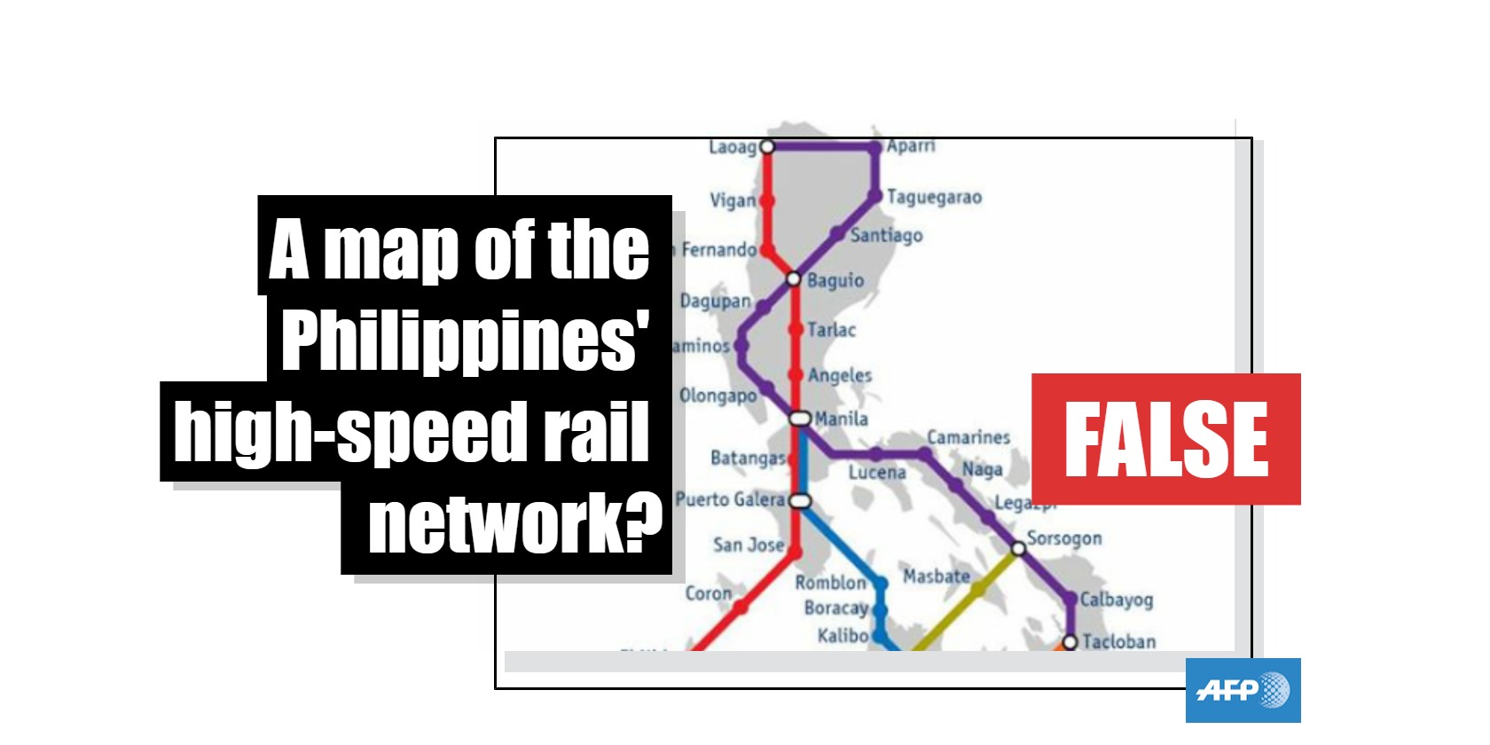 No, this is not a map of the Philippines’ high-speed rail system | Fact ...
